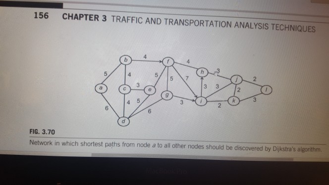 Solved 156 CHAPTER 3 TRAFFIC AND TRANSPORTATION ANALYSIS | Chegg.com