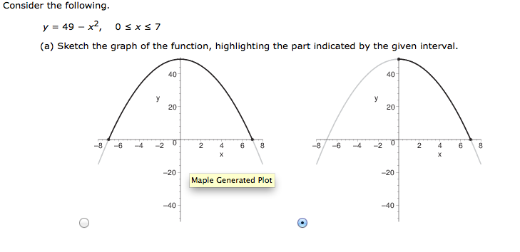 Solved Consider the following. (a) Sketch the graph of the | Chegg.com