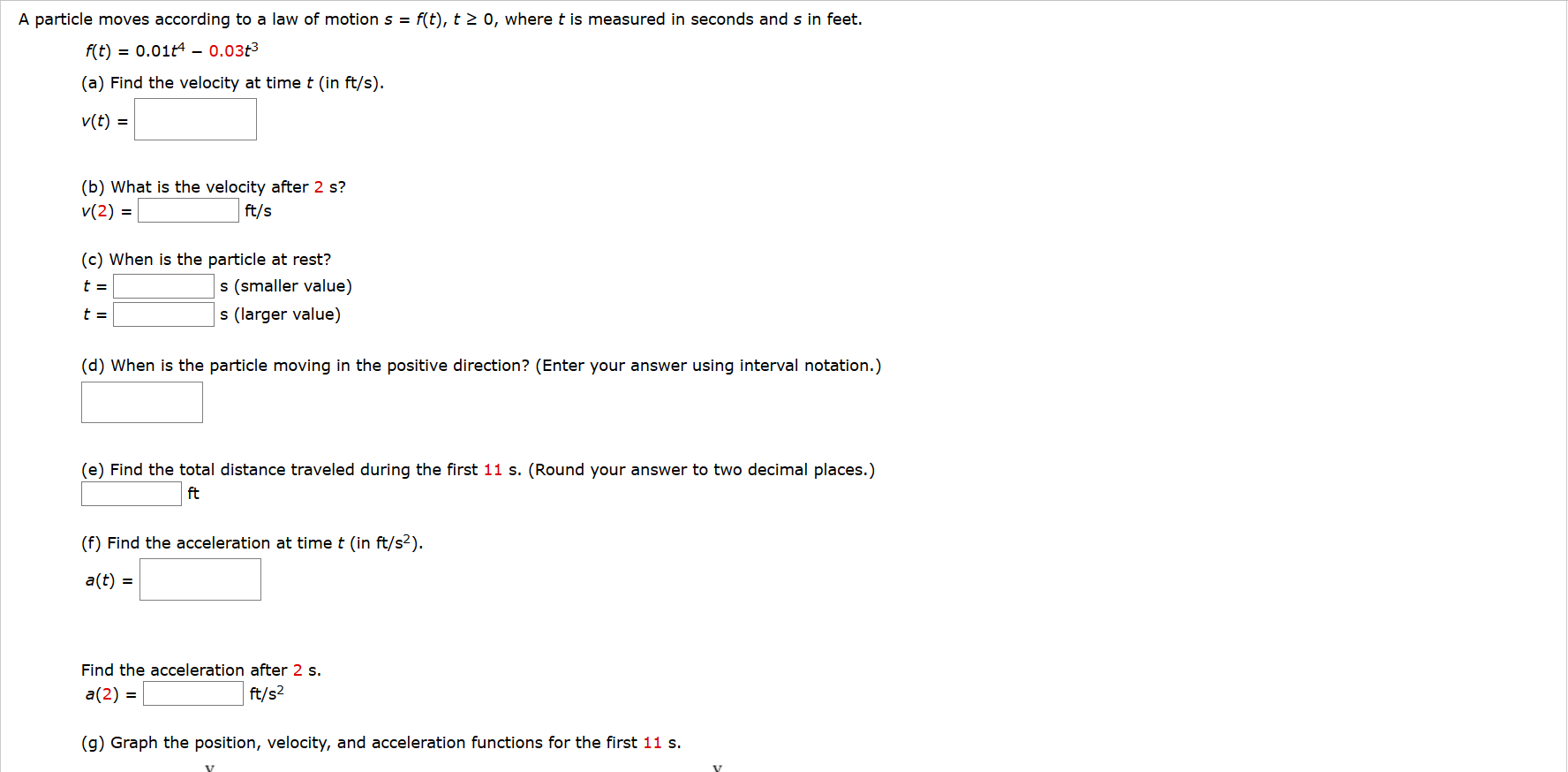 Solved A particle moves according to a law of motion s- | Chegg.com