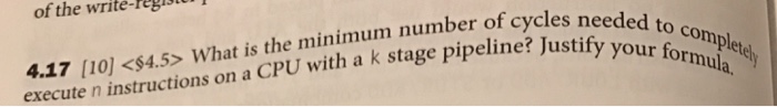 Solved What is the minimum number of cycles needed to | Chegg.com