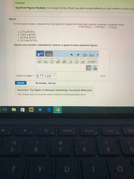 Solved For the reaction shown, calculate how many grams of | Chegg.com