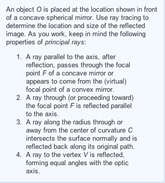 Solved An object O is placed at the location shown in front | Chegg.com