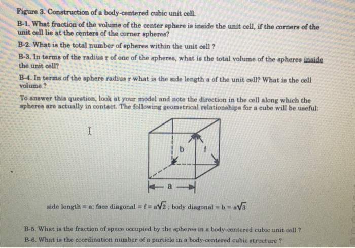Solved Construction of a body-centered cubic unit cell. | Chegg.com