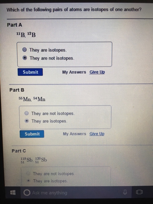 Solved Which of the following pairs of atoms are isotopes of | Chegg.com