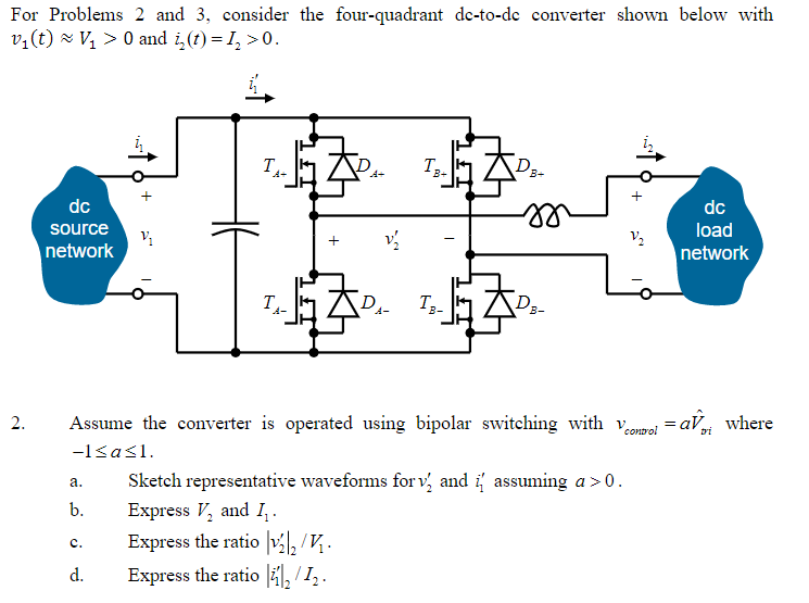 Solved For Problems 2 and 3, consider the four-quadrant | Chegg.com