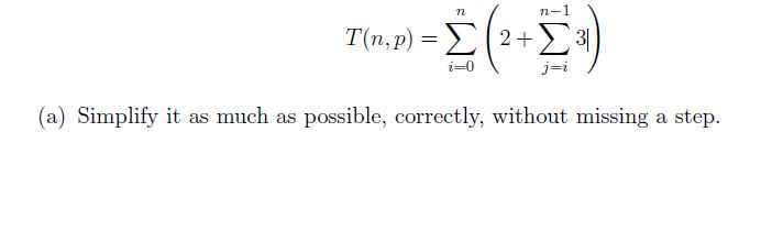 Solved 72 72- (n, p ) = ー2 (a) Simplify it as much as | Chegg.com