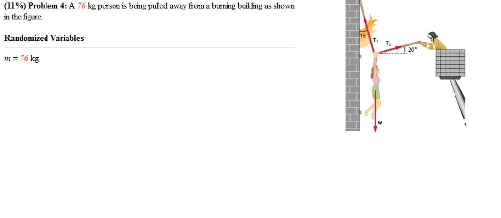 Solved a.) Calculate the tension in the first two ropes (in | Chegg.com