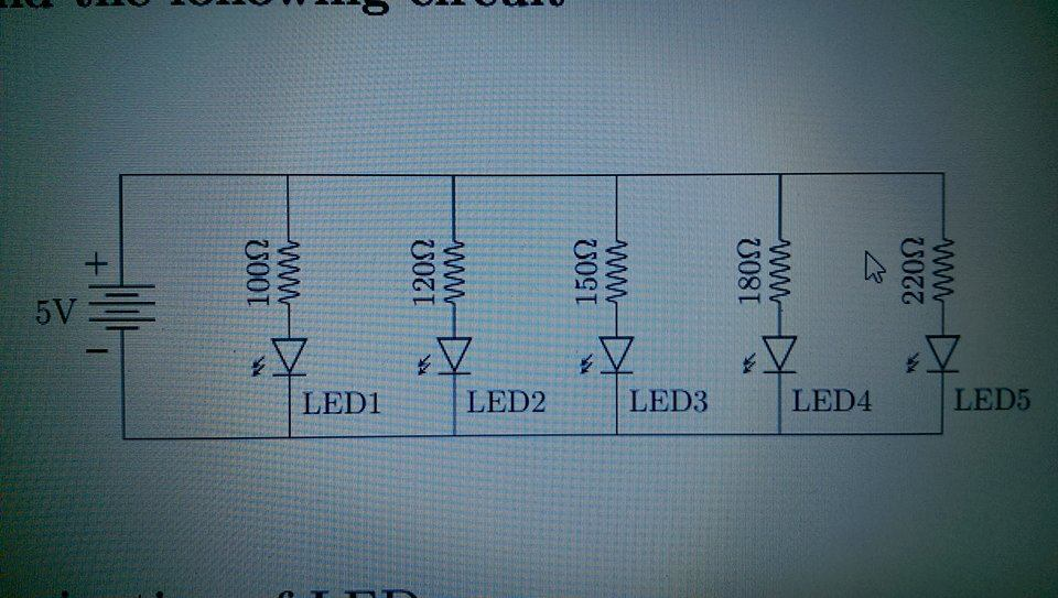 Solved A) 1. What is the current through the 20 ? resistor | Chegg.com