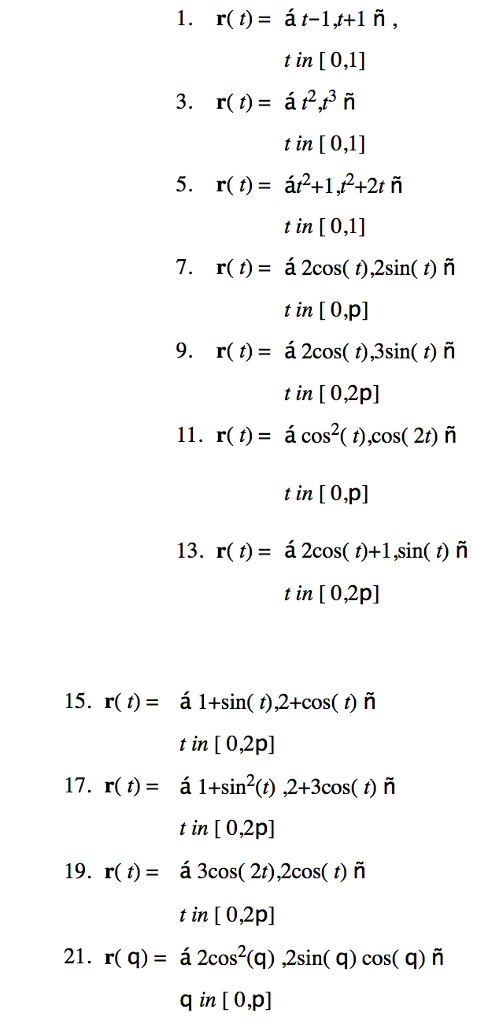 Solved Find the Cartesian equation in x and y of the graph | Chegg.com