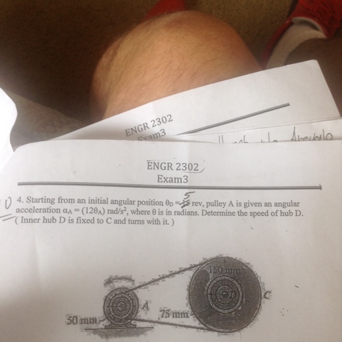 Solved 4. Starting from an initial angular position theta D | Chegg.com