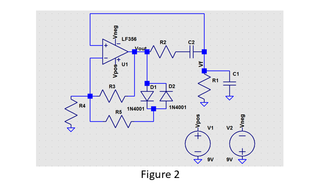 Solved Design a Wein bridge oscillator of the form shown in | Chegg.com