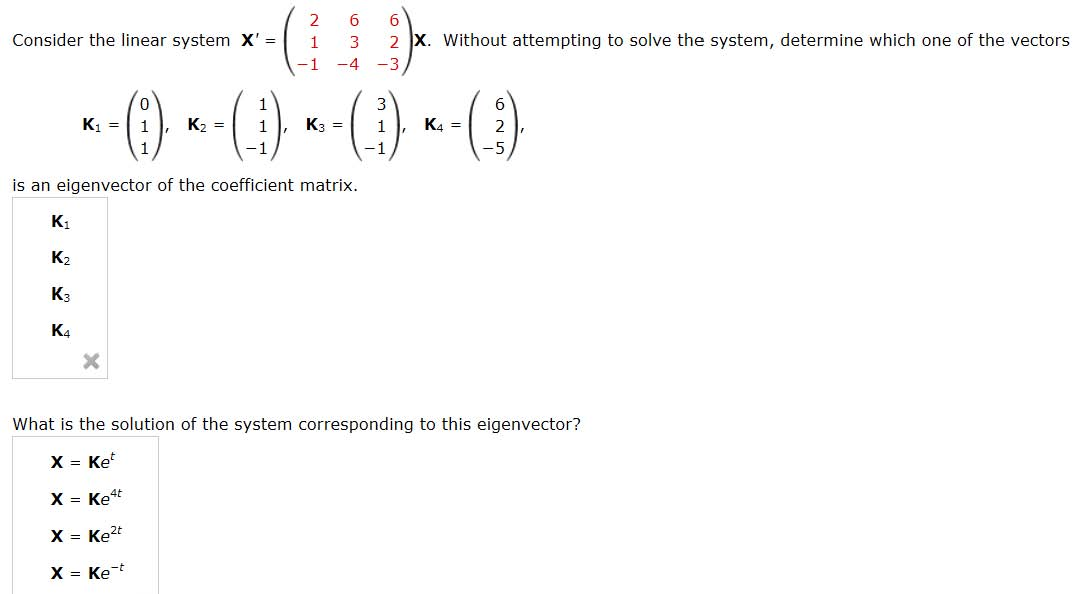 Solved Consider the linear system X' = 2 |X. Without | Chegg.com