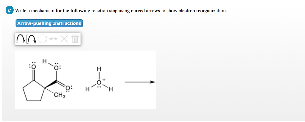 Solved Write a mechanism for the following reaction step | Chegg.com