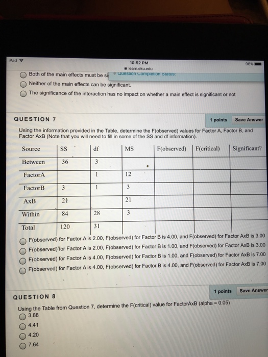 Solved Using the information provided in the Table, | Chegg.com