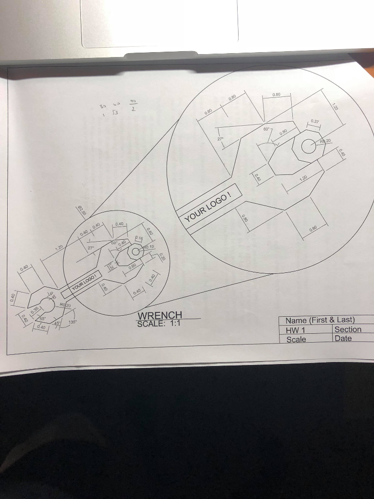 Solved Can someone help me with this auto cad assignment. | Chegg.com