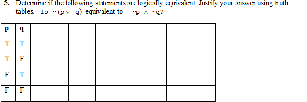 Solved Determine if the following statements are logically | Chegg.com