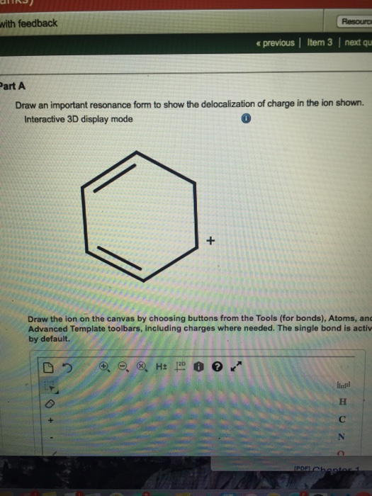 Solved Draw an important resonance form to show the | Chegg.com