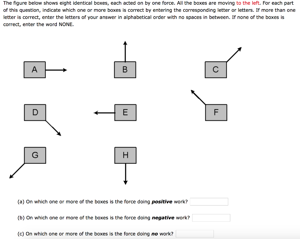Solved The figure below shows eight identical boxes, each | Chegg.com