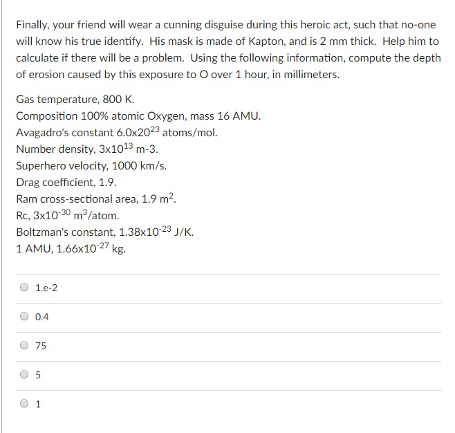 Finally, your friend will wear a cunning disguise | Chegg.com