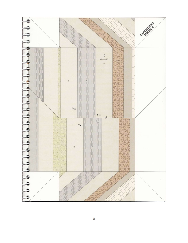 3) The cardboard model 6 shows a fault that strikes | Chegg.com