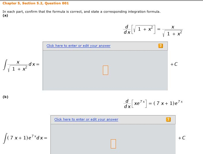 Solved In each part, confirm that the formula is correct, | Chegg.com