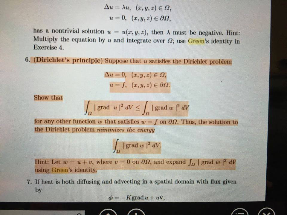 Partial Differential Equations: (Dirichlet’s | Chegg.com Partial Differential Equations: (Dirichlet’s | Chegg.com