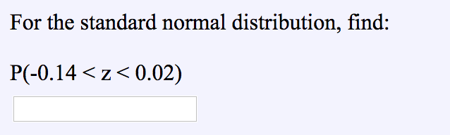 Solved For The Standard Normal Distribution Find P 0 14