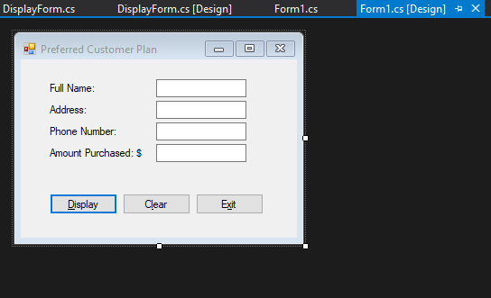Solved Good evening. I am working on a program in visual c# | Chegg.com