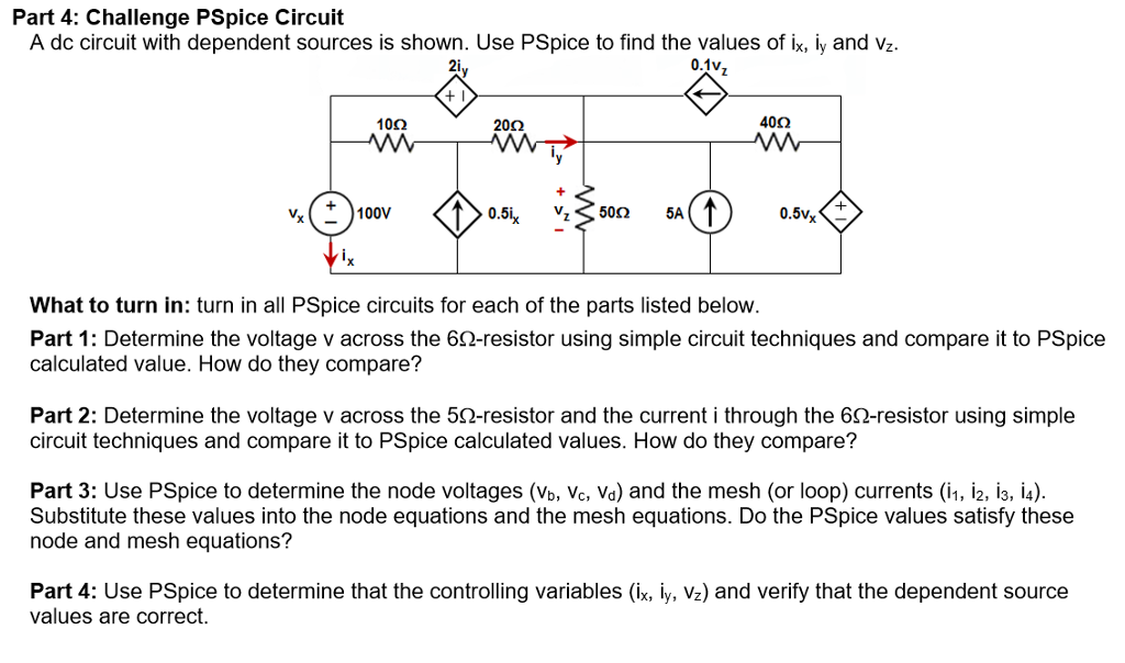 Solved Part 4: Challenge PSpice Circuit A dc circuit with | Chegg.com