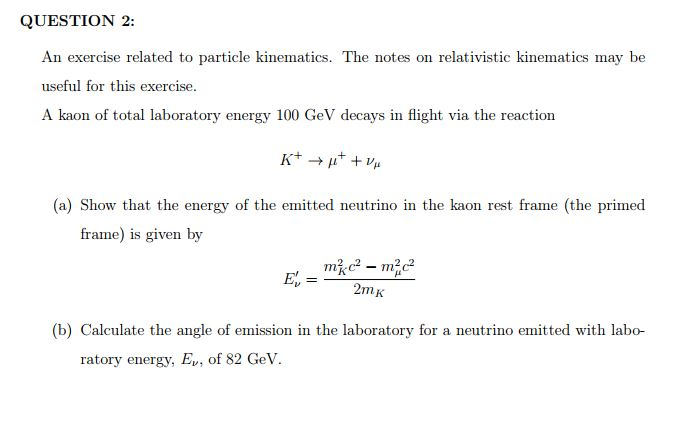 Solved QUESTION 2: An exercise related to particle | Chegg.com