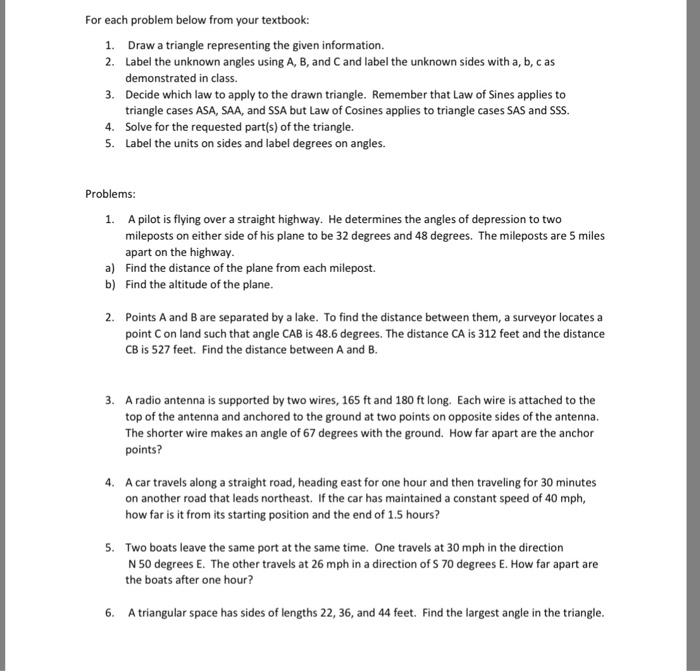 Solved For each problem below from your textbook: Draw a | Chegg.com