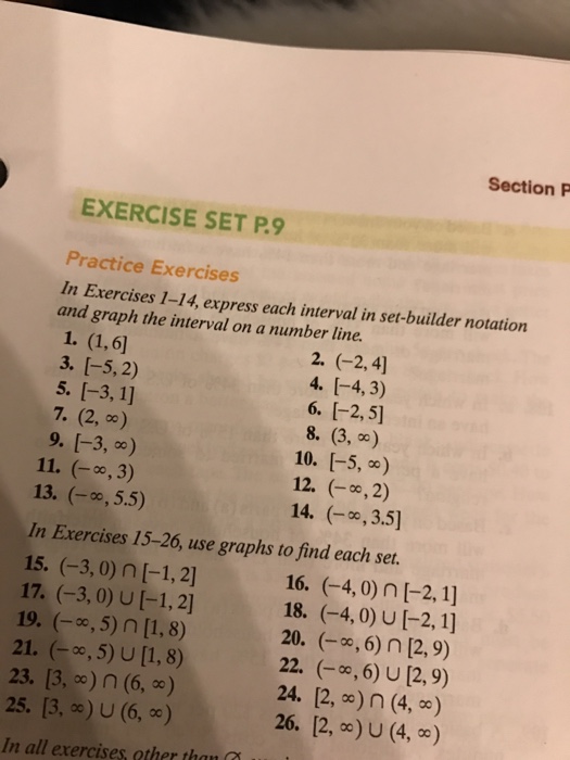 Solved In Exercises 1-14, express each interval in | Chegg.com