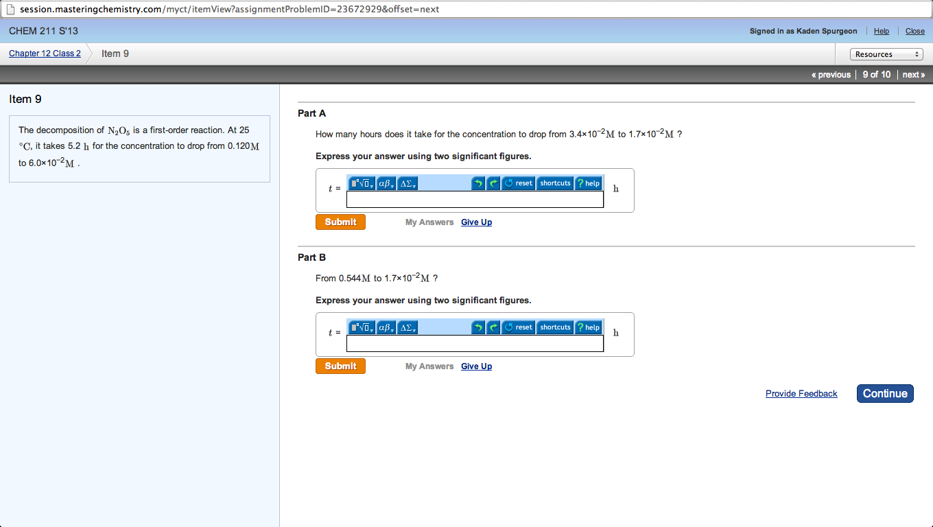 Chemistry Archive February 02 2013 Chegg
