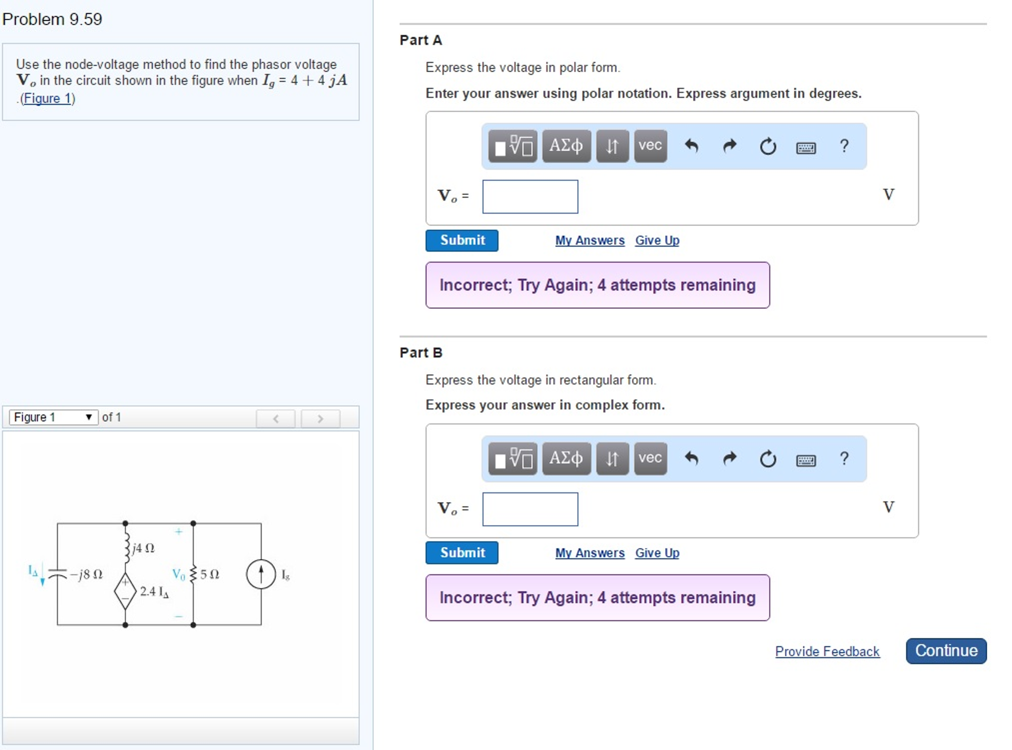 Solved Use the node-voltage method to find the phasor | Chegg.com