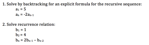 Solved Having problem with these two questions :( 1. Solve | Chegg.com