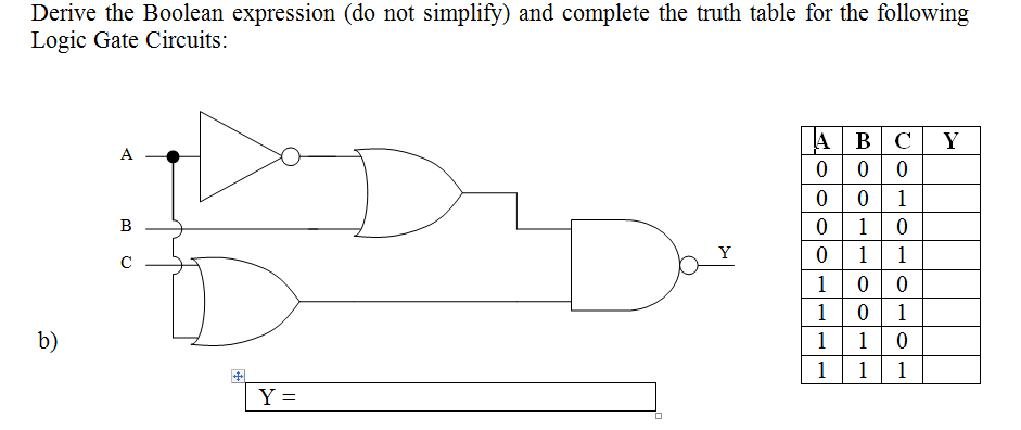 Solved Derive The Boolean Expression Do Not Simplify And 
