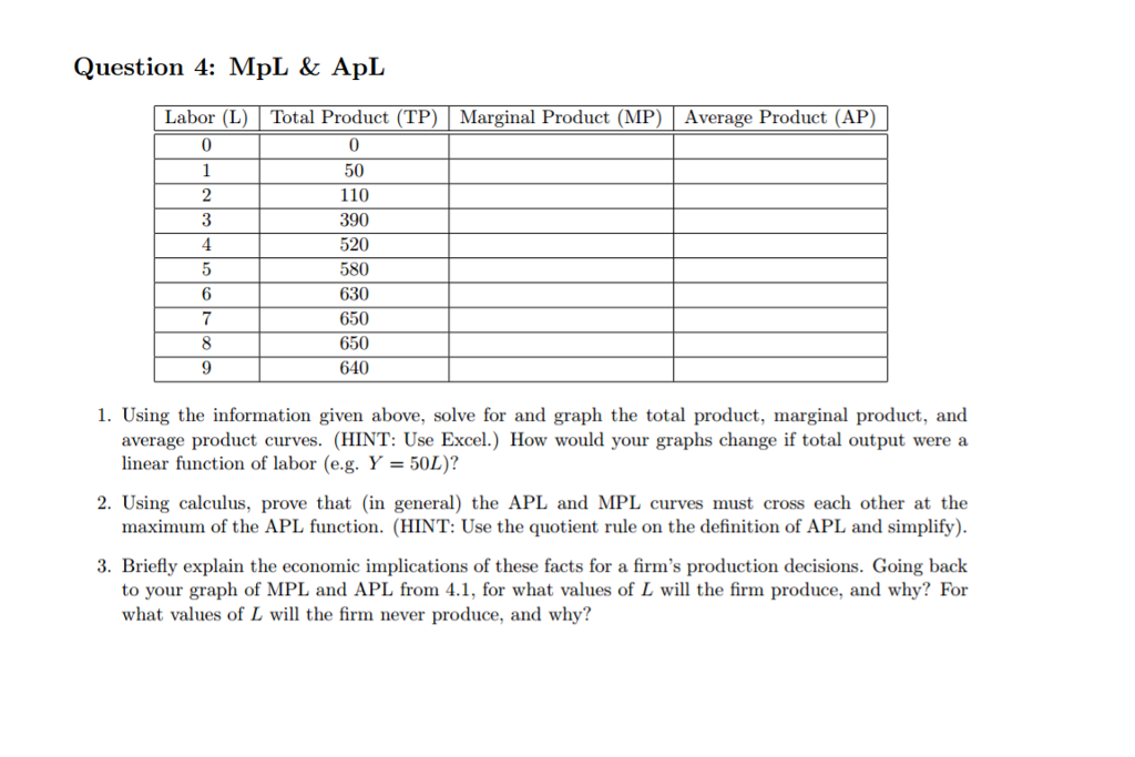 Solved Using the information given above, solve for and | Chegg.com