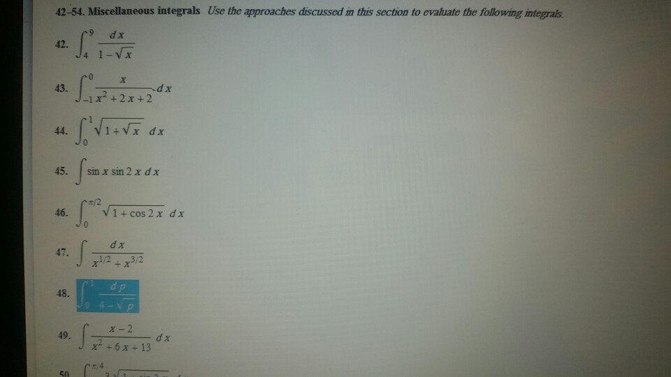 Solved Use the approaches discussed in this section to | Chegg.com