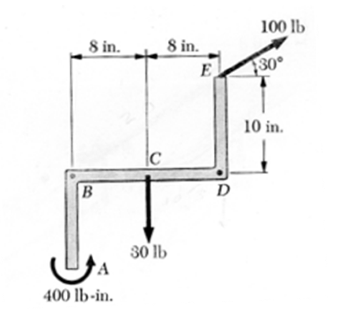 Find the resultant (single - force equivalent system) | Chegg.com