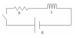 Solved A series LR circuit consists of a battery, resistor, | Chegg.com