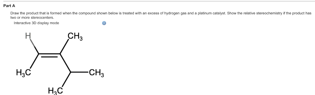 Solved Part A Draw The Product That Is Formed When The