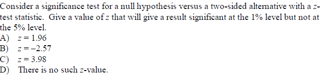 Solved Consider a significance test for a null hypothesis | Chegg.com