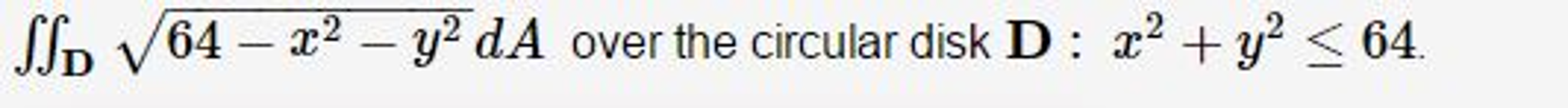 Solved Using geometry, Evaluate the double integral: HINT: | Chegg.com