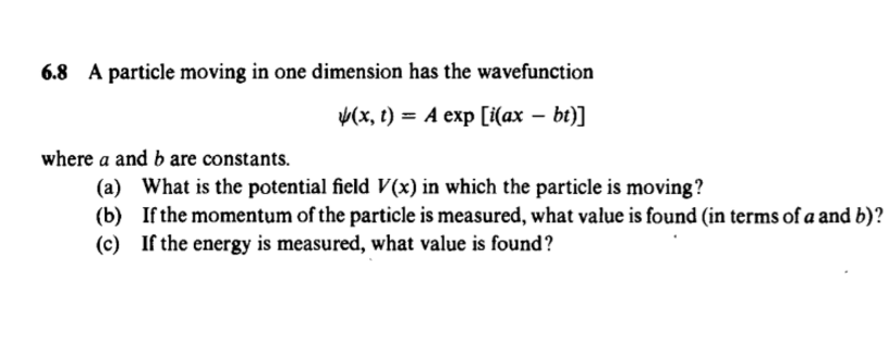 Solved A particle moving in one dimension has the | Chegg.com