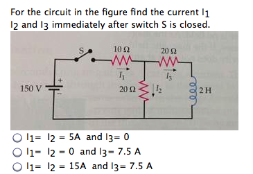 Solved In the circuit in the figure, after the switch has | Chegg.com