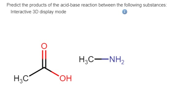 Solved Predict the products of the acid-base reaction | Chegg.com