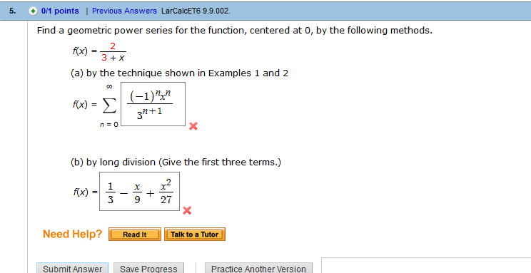Solved Find a geometric power series for the function, | Chegg.com