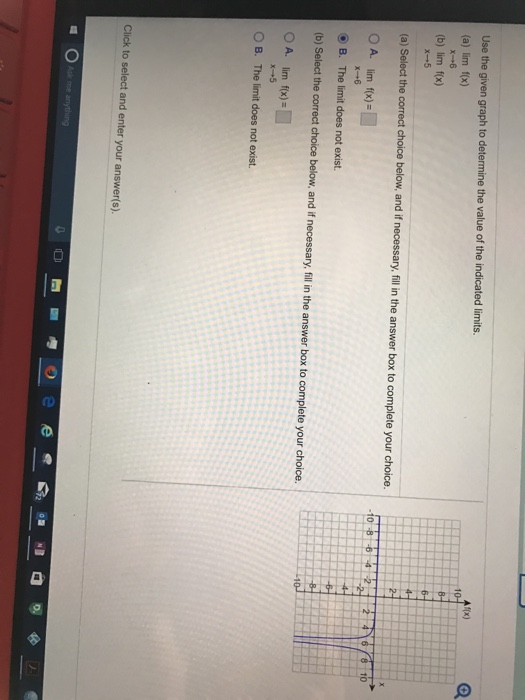 Solved Use the given graph to determine the value of the | Chegg.com