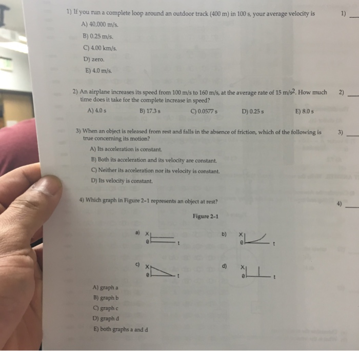 Solved If you run a complete loop around an outdoor track | Chegg.com