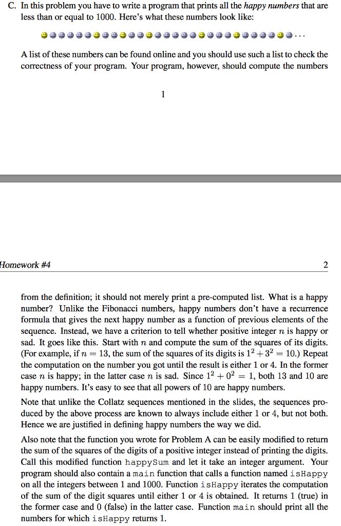 Solved In This Problem You Have To Write A Program That 